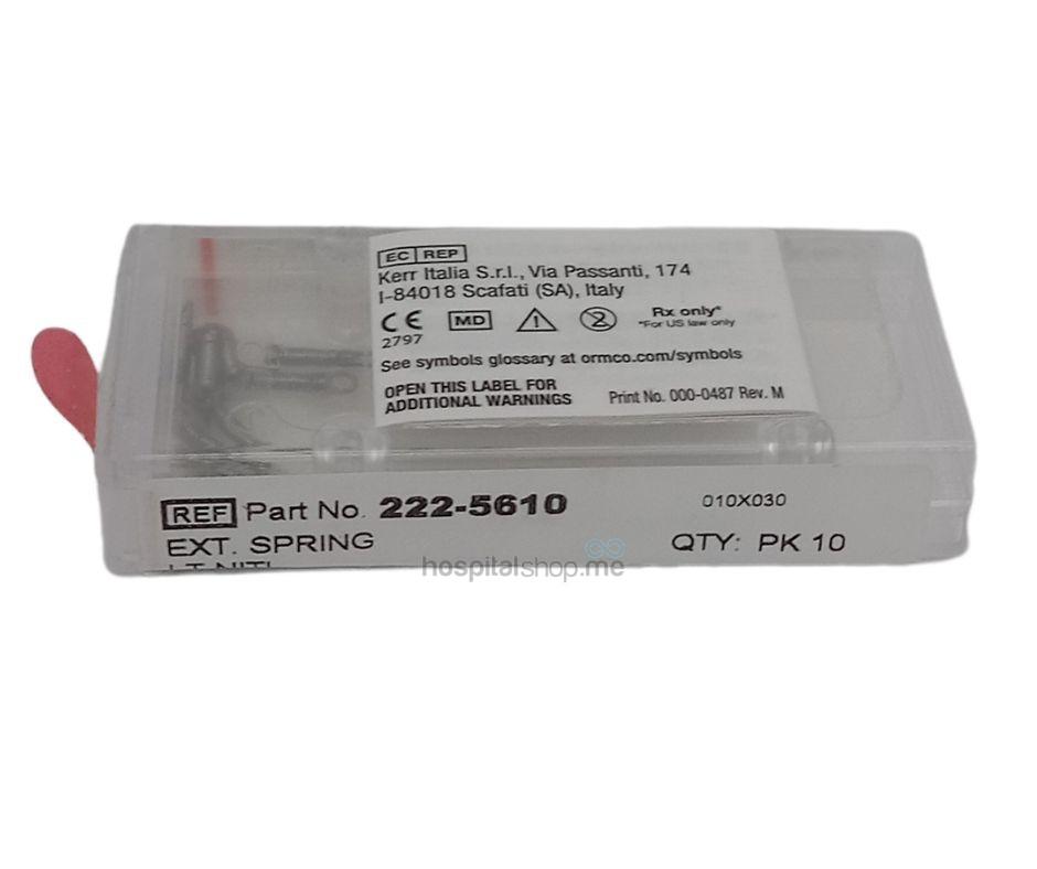 Ormco Closed Coil Spring Light 9mm 010x030 10Pcs 222-5610