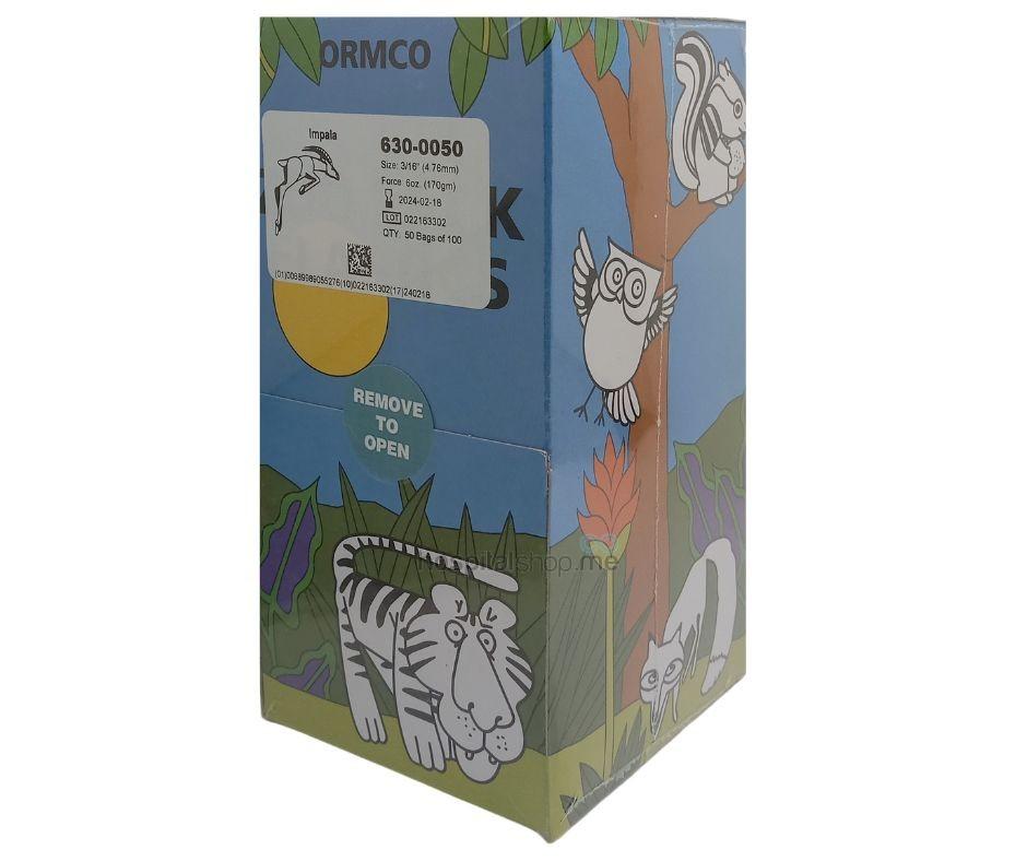 Ormco Zoo Pack Intra Oral Elastics Extra Heavy 6 oz — 170 g 3/16” 4 ...