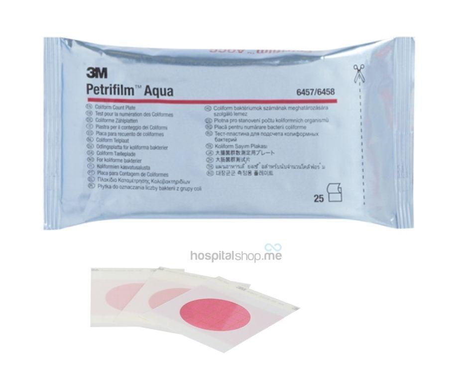 3M Petrifilm Aqua Coliform Plates 25Pcs