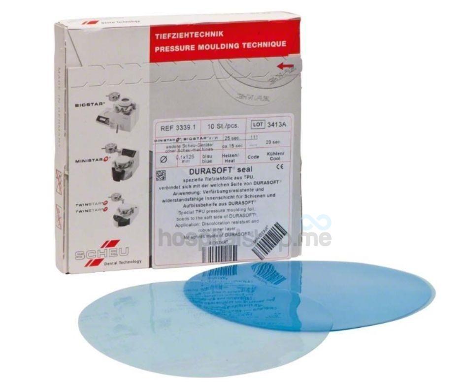 Scheu Durasoft Seal Thermoforming Material Sealer Round 0.1x125mm Blue ...
