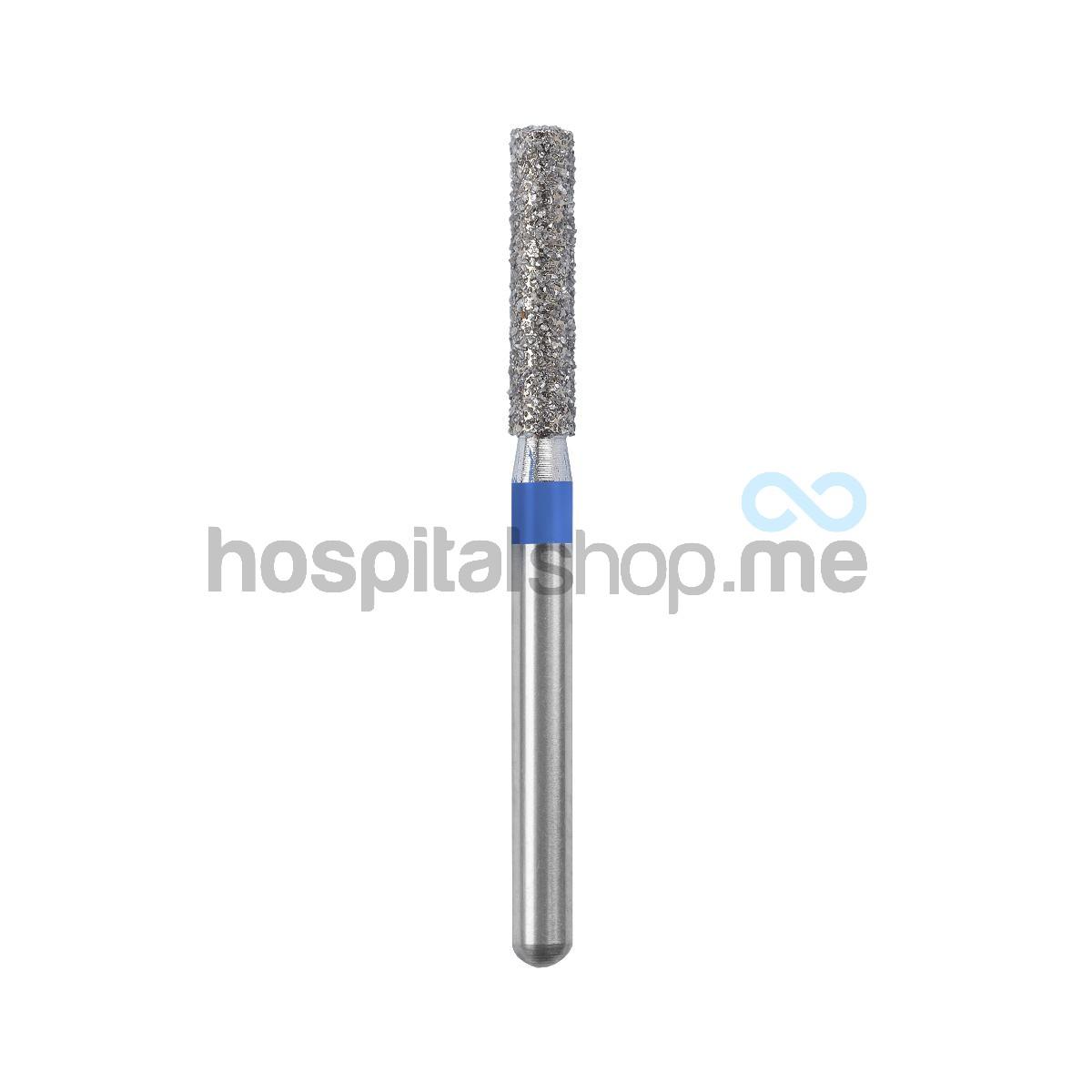Burs Diamond Flat End Cylinder Shape 837 Medium Blue Band FG837018 5pcs