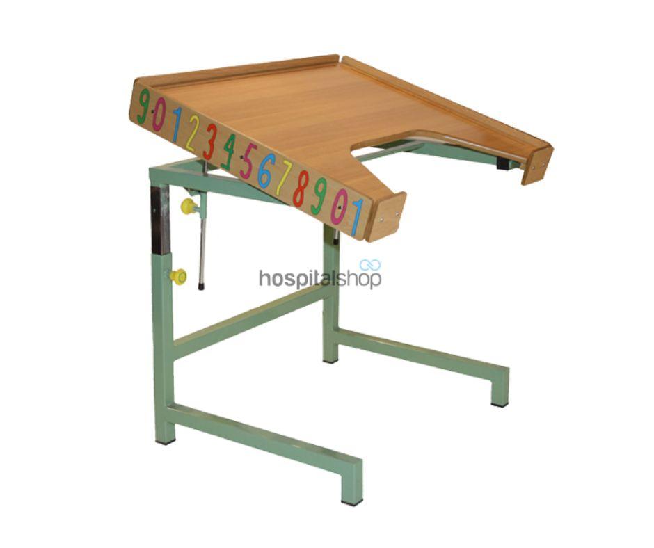 Ortotecsa Tilting Table Large with decorated saftey Rim T.P.1000/G-E