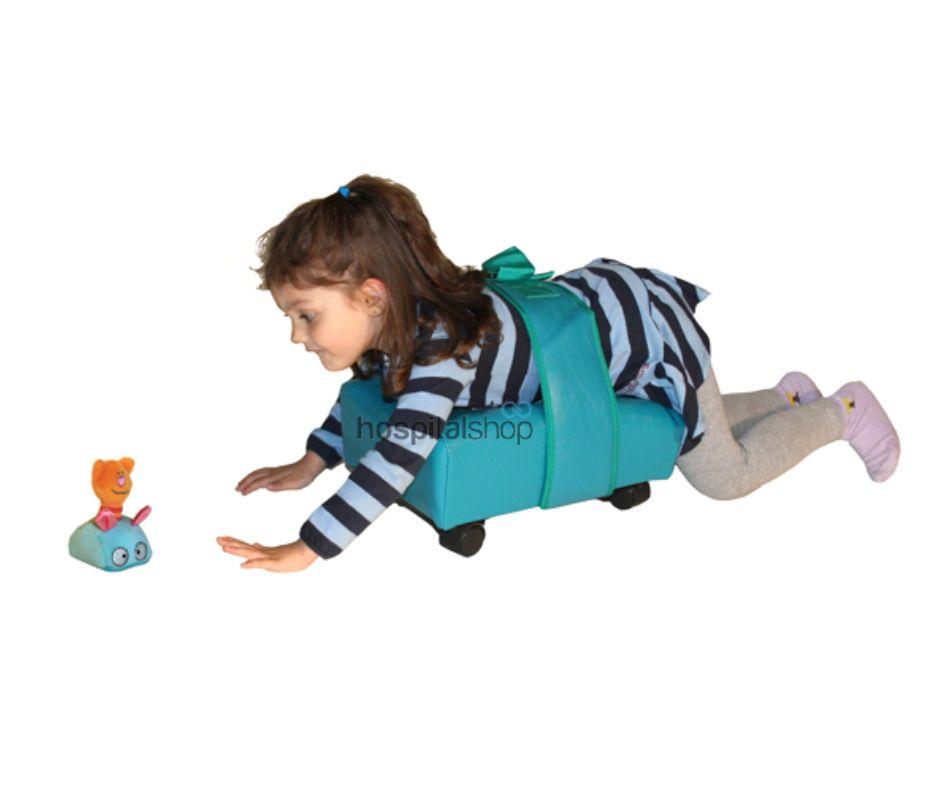 Ortotecsa Crawling Board Ergonomically Cushioned with Strap and Wheels ...