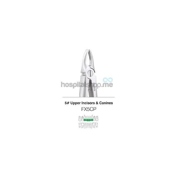 Trusta Extraction Forcep Peedo Upper Incisors & Canines No. 5 ANE-FX5CP ...