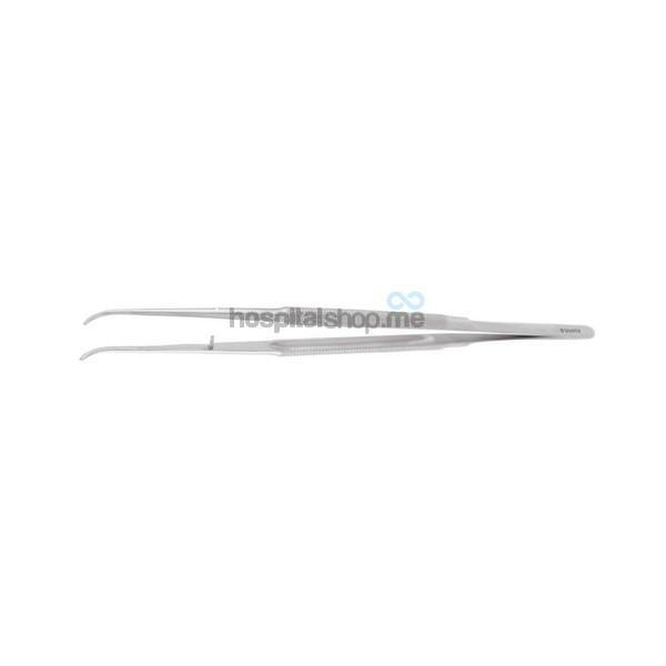 Trusta Micro Tissue Forcep Serrated Curved ANE-TPSLCOCMN Standard 18CM