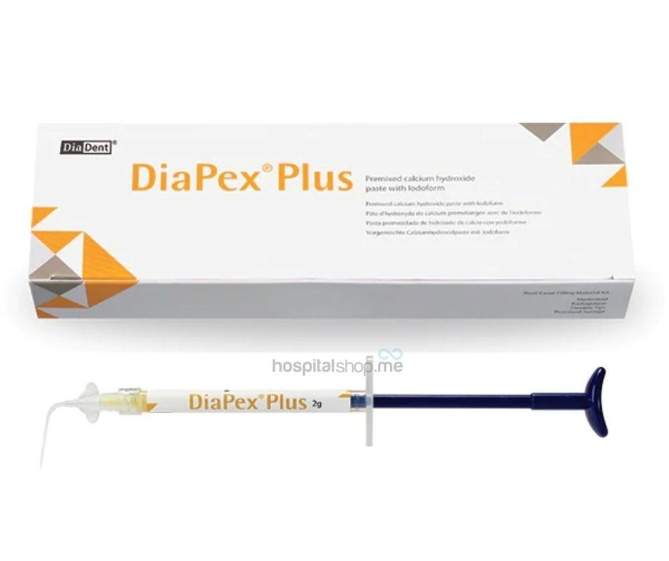 Diadent Diapex Plus Non Setting Calcium Hydroxide with Iodoform 2gms 10 ...