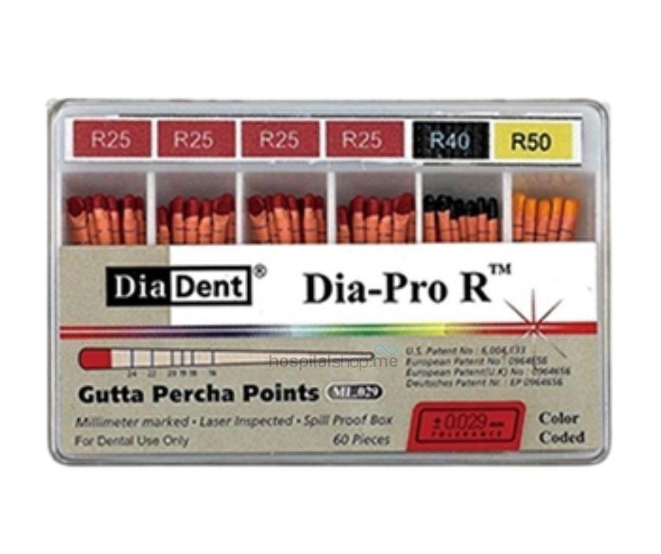 Diadent DIA-PRO R Guttapercha for Reciproc files mm marked 25,40,50 ...