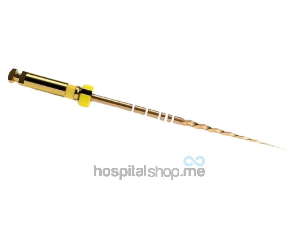 Dentsply Protaper Gold NITI Rotary Files 25mm F1 Yellow 6pcs