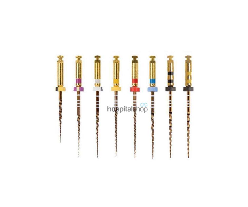 Dentsply Protaper Gold NITI Rotary Files 21mm F4 Grey 6pcs