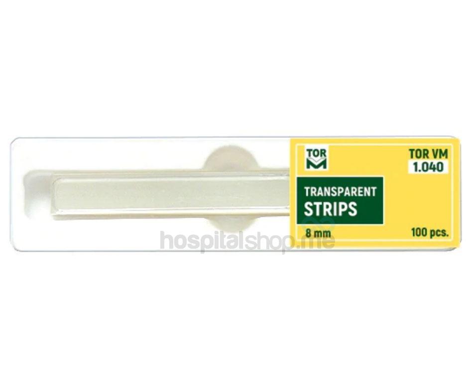 TOR VM Transparent Mylar Matrices Strips 0.05mm Thick 8mm Wide 100mm ...