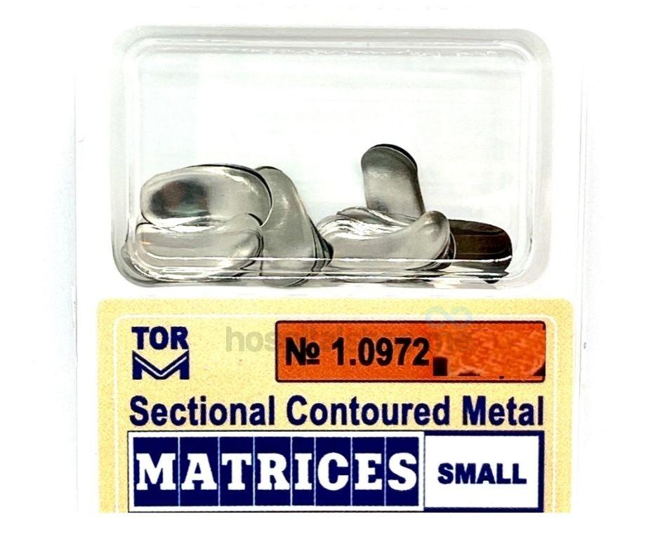 TOR VM Sectional Contoured Metal Titanium Matrices Small 10pcs 1.0972Ti ...