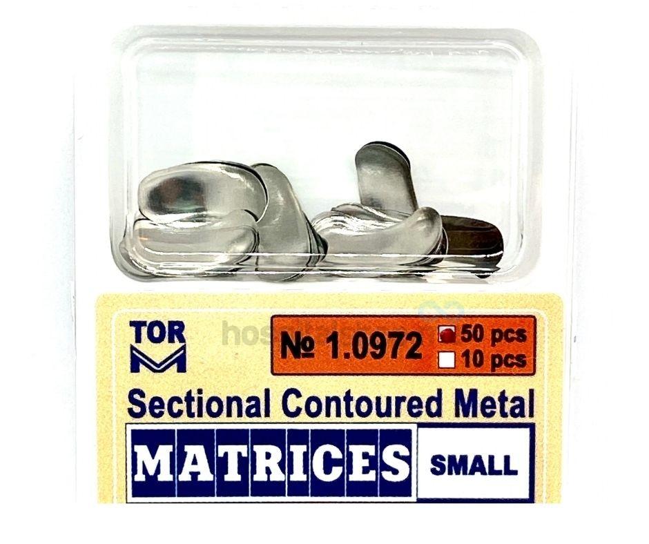 TOR VM Sectional Contoured Metal Titanium Matrices Small 50pcs 1.0972Ti ...