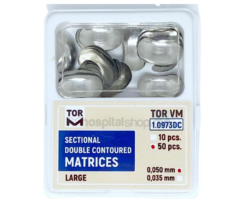 TOR VM Sectional Contoured Metal Double Curved Matrices Large 50pcs 1 ...