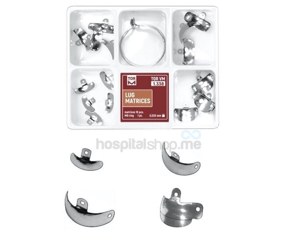 TOR VM Lug Matrices Kit 4 Lug Types 18Pcs for Ring 1.338