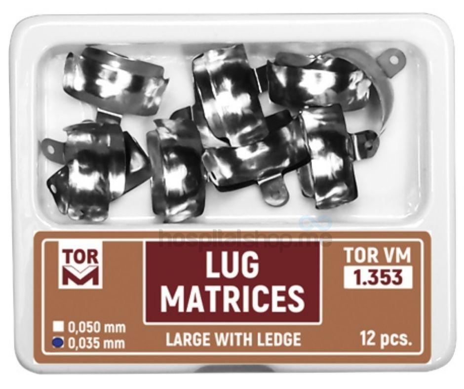 TOR VM Lug Matrices, Large for Ledge6.5mm 12Pcs. 1.353