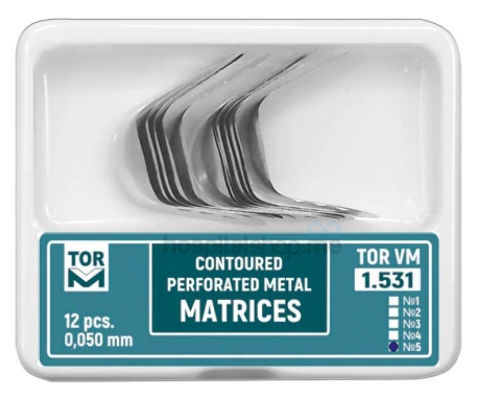 TOR VM Perforated Metal Matrices Contoured Extra-Large for Ledge 12Pcs ...