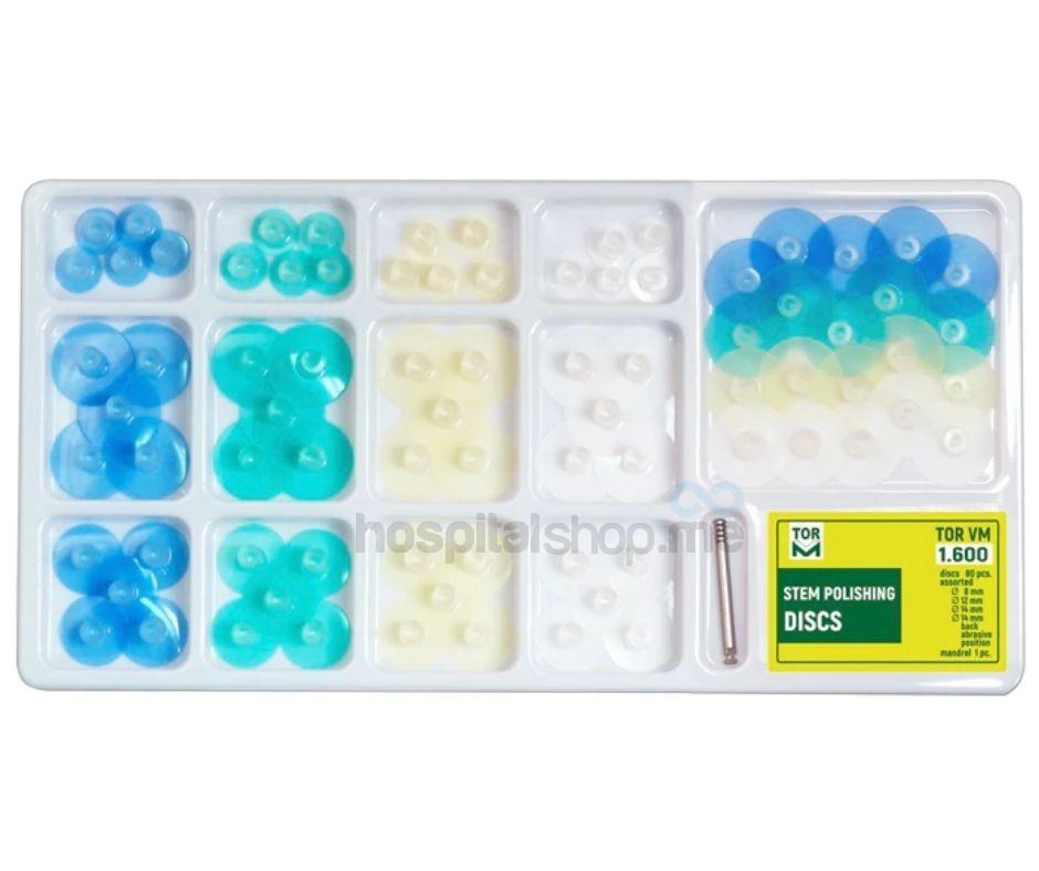 TOR VM Stem Discs Snap-On Universal Kit 80Pcs 1.600