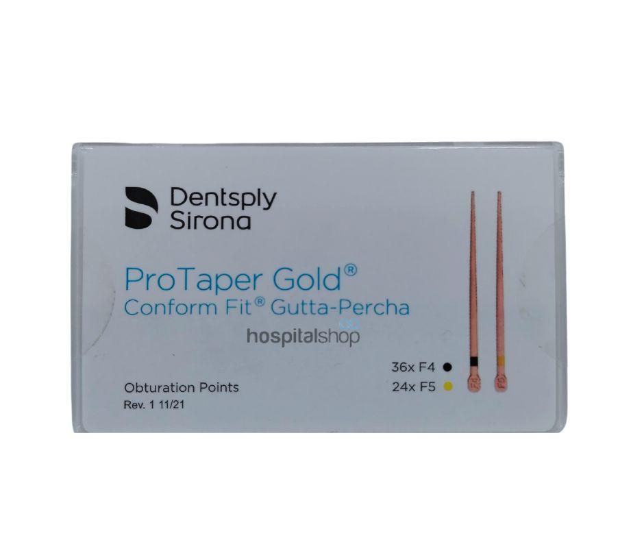 Dentsply Protaper Gold Conform Fit Gutta Percha F4-F5 Assorted 60Pcs ...