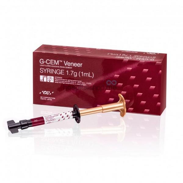 GC G-CEM Veneer Light Cure Resin Luting Cement 1.7 gms 1 ml Bleach 012392