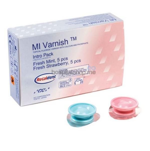 GC MI Varnish 5% sodium fluoride varnish Starter Kit Mint & Strawberry ...